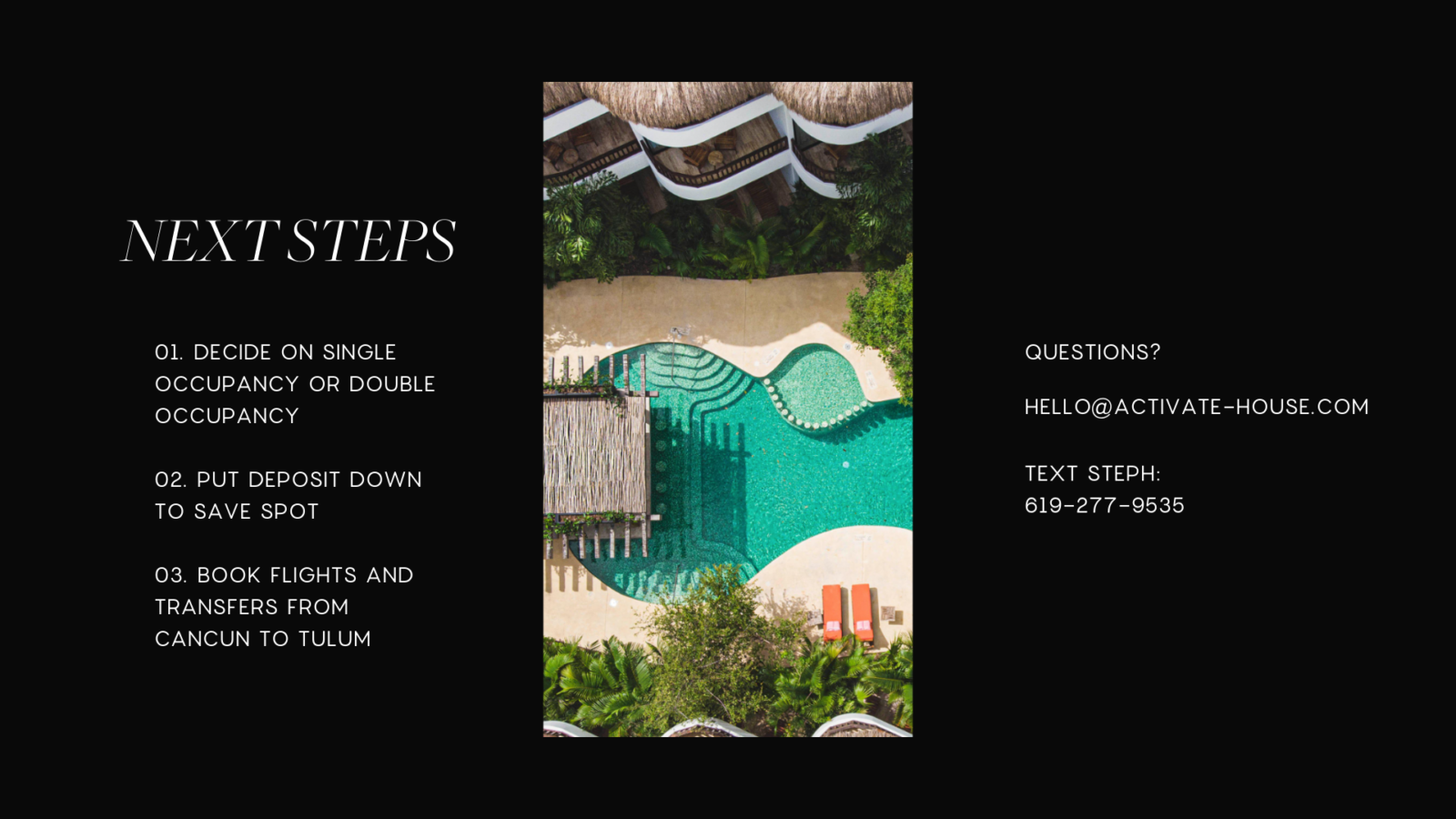 ACTIVATE HOUSE TULUM RETREAT 2023 | activate-house.com